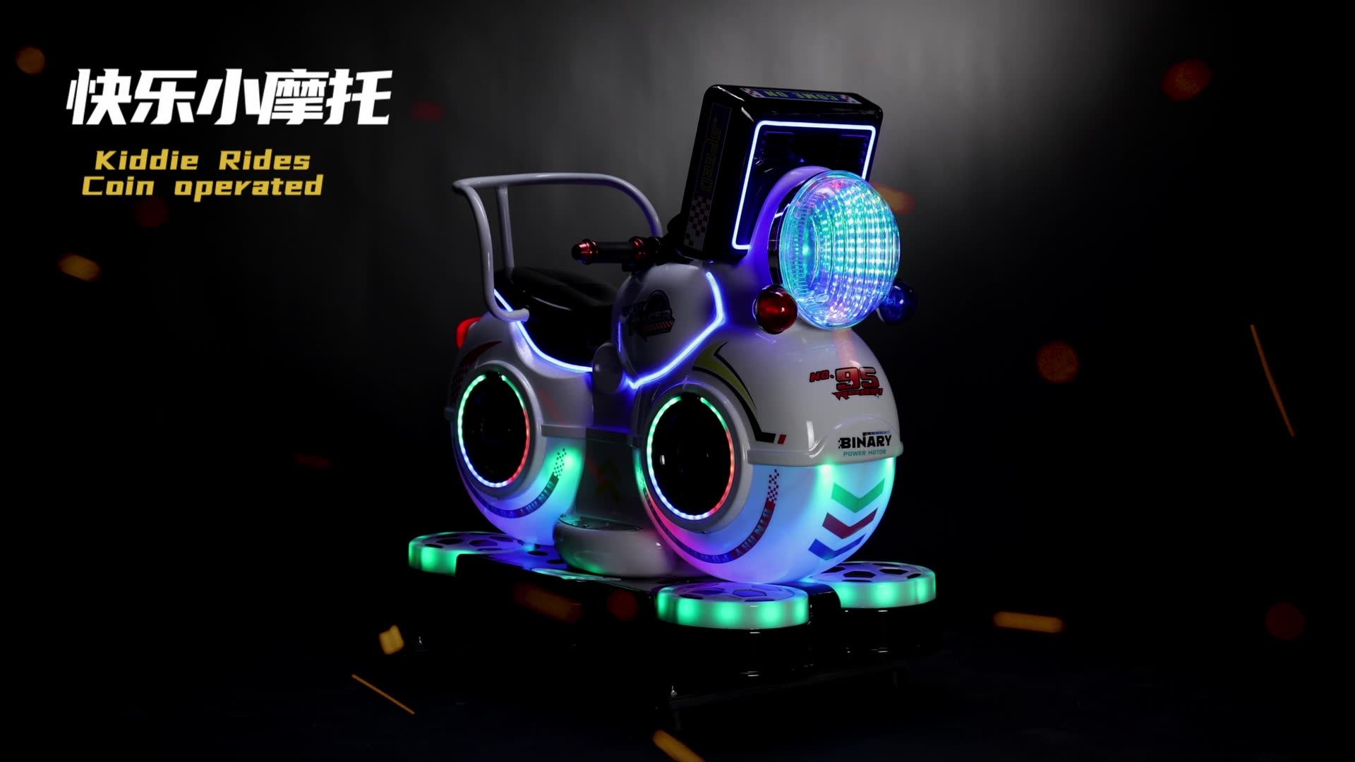 Shopping Mall Coin Operated Kiddie Rides Gaming Machine 3d Motorcycle ...