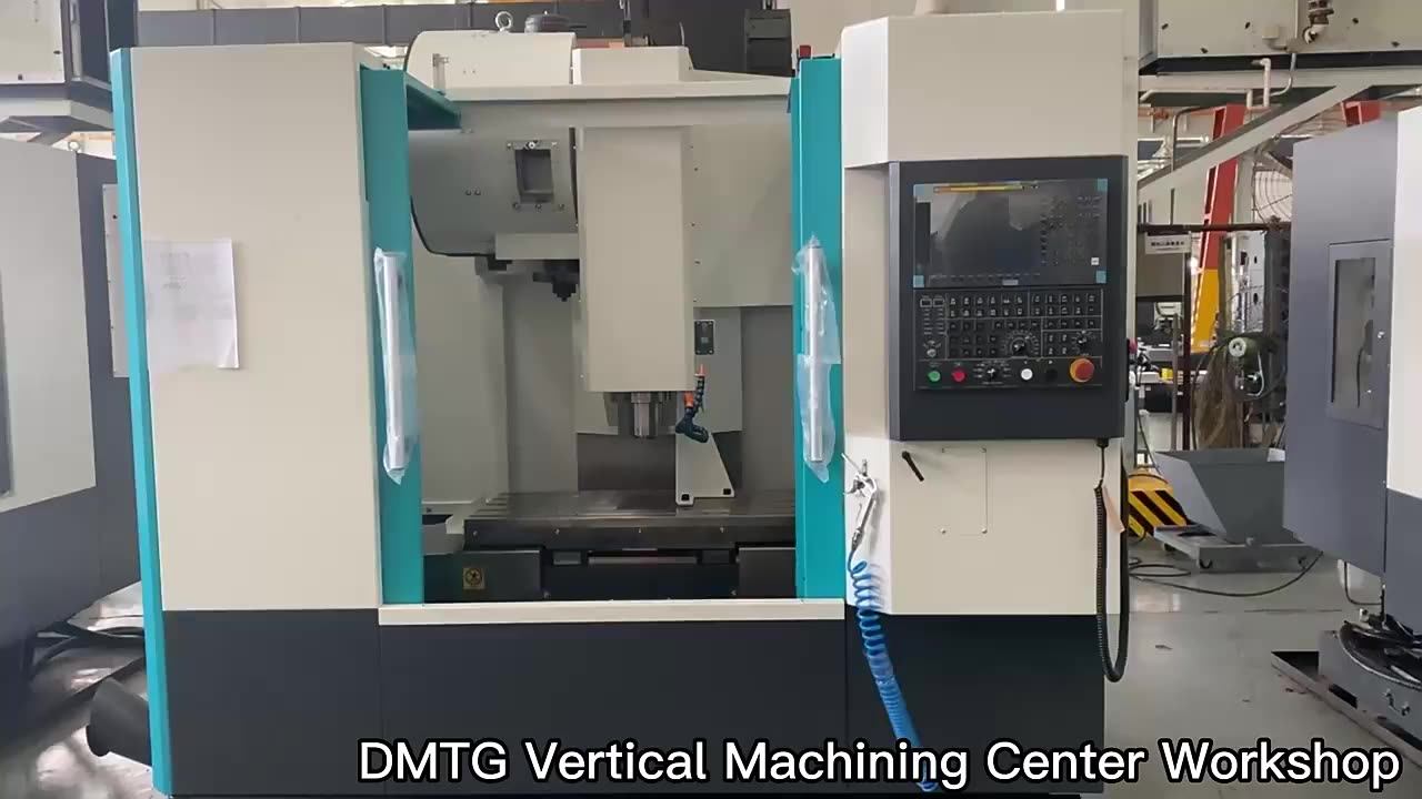 Fanuc Controller Vertical Cnc Milling Machine Vmc 1000 Heavy Cutting ...
