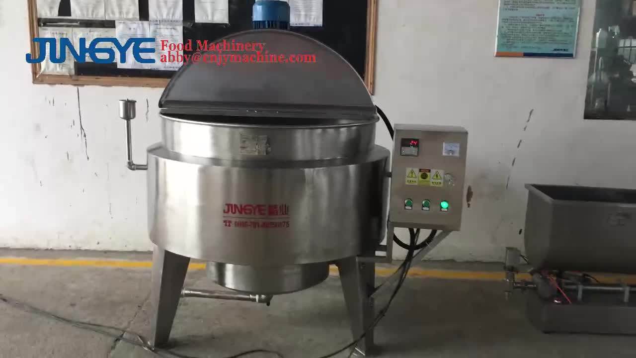 Industrial Tomato Sauce Mixer Kettle Cooking Machine Jacket Kettle ...