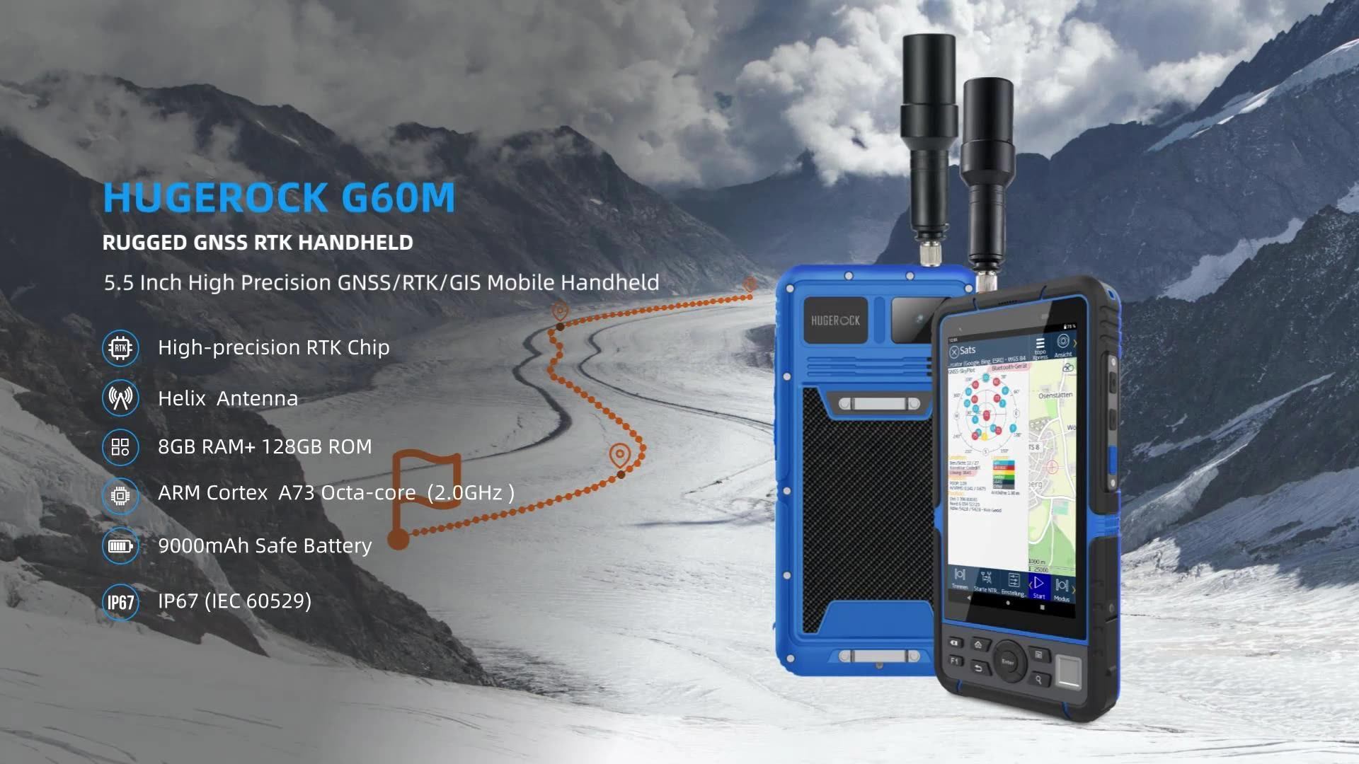 Hugerock G60m Rtk Reference Station Industrial Handheld Rugged Touch ...