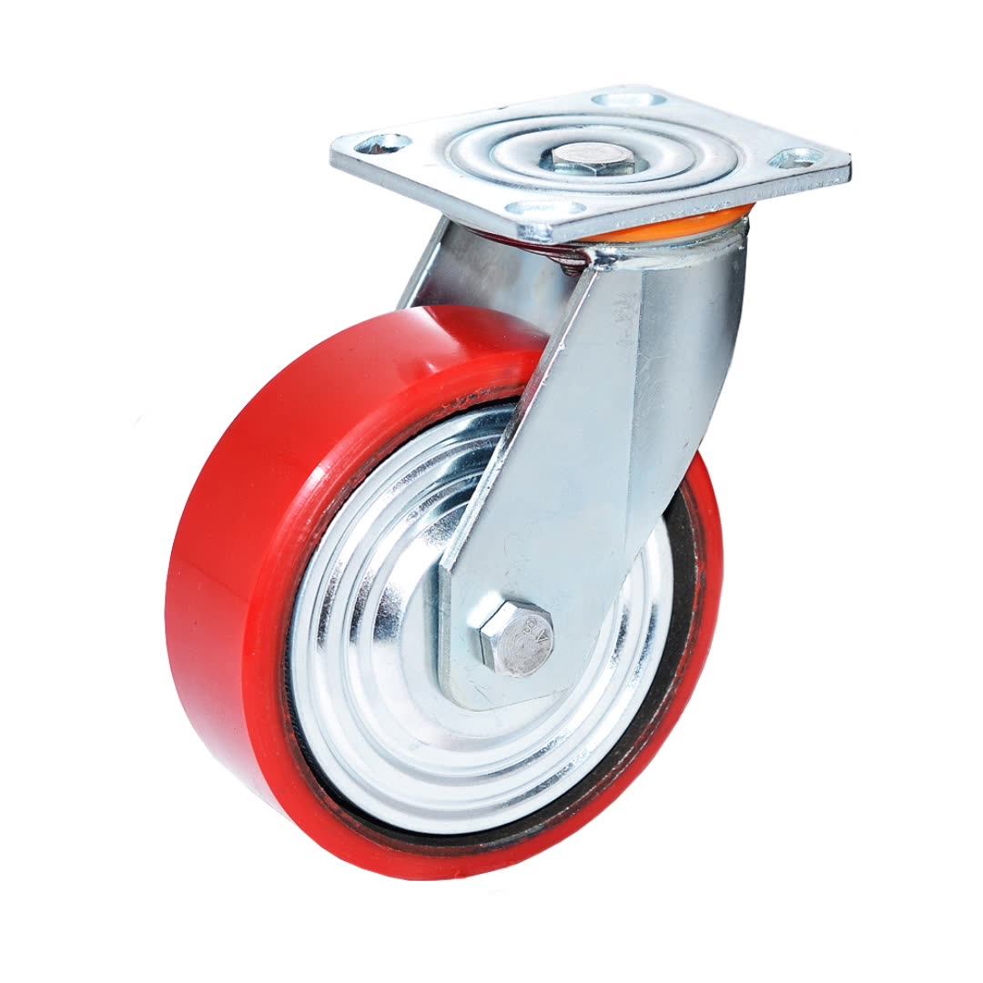 Industrial 5 Inch 6inch 8inch Trolley Caster Wheels Hand Truck Rubber ...
