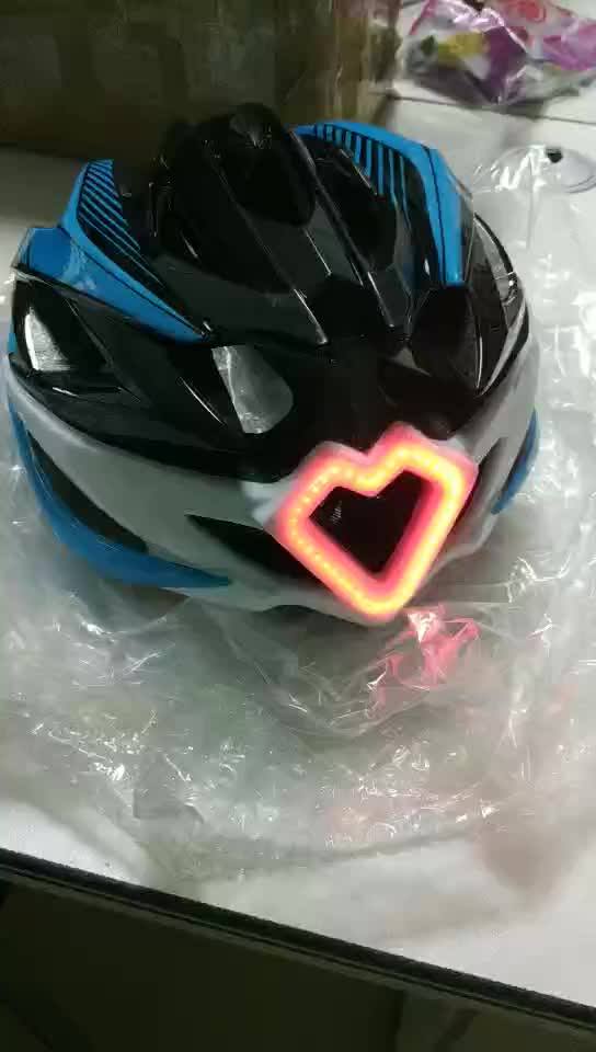 En 1078 Safety Bicycle Helmet Wireless Led Turn Signal Light Led Helmet ...
