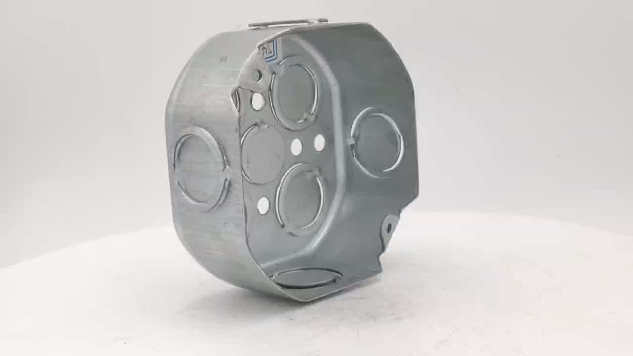 American Standard Outlet Four Inch Octagonal 1-1/2"deep Steel With ...