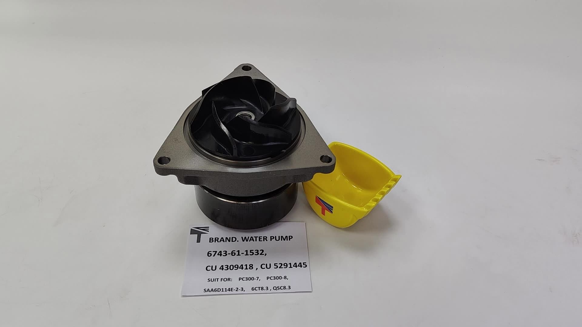 Mechanical Engine Parts Water Pump 6743-61-1532 Cu 4309418 Cu 5291445 ...