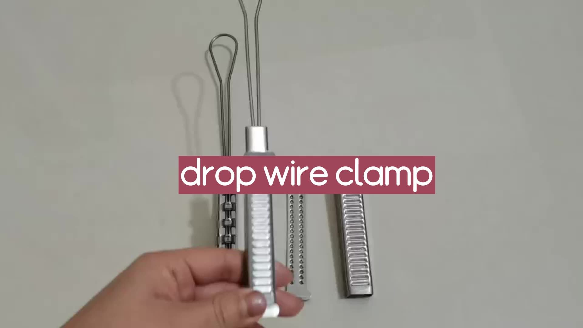 Adjustable Drop Wire Clamp Optical Fiber Drop Pole Wire Cable ...