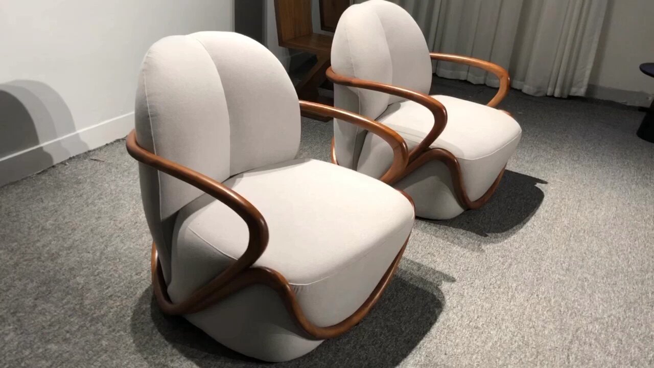 Customizable Single Person Sofa Chair Fabric Leather Module Combination ...