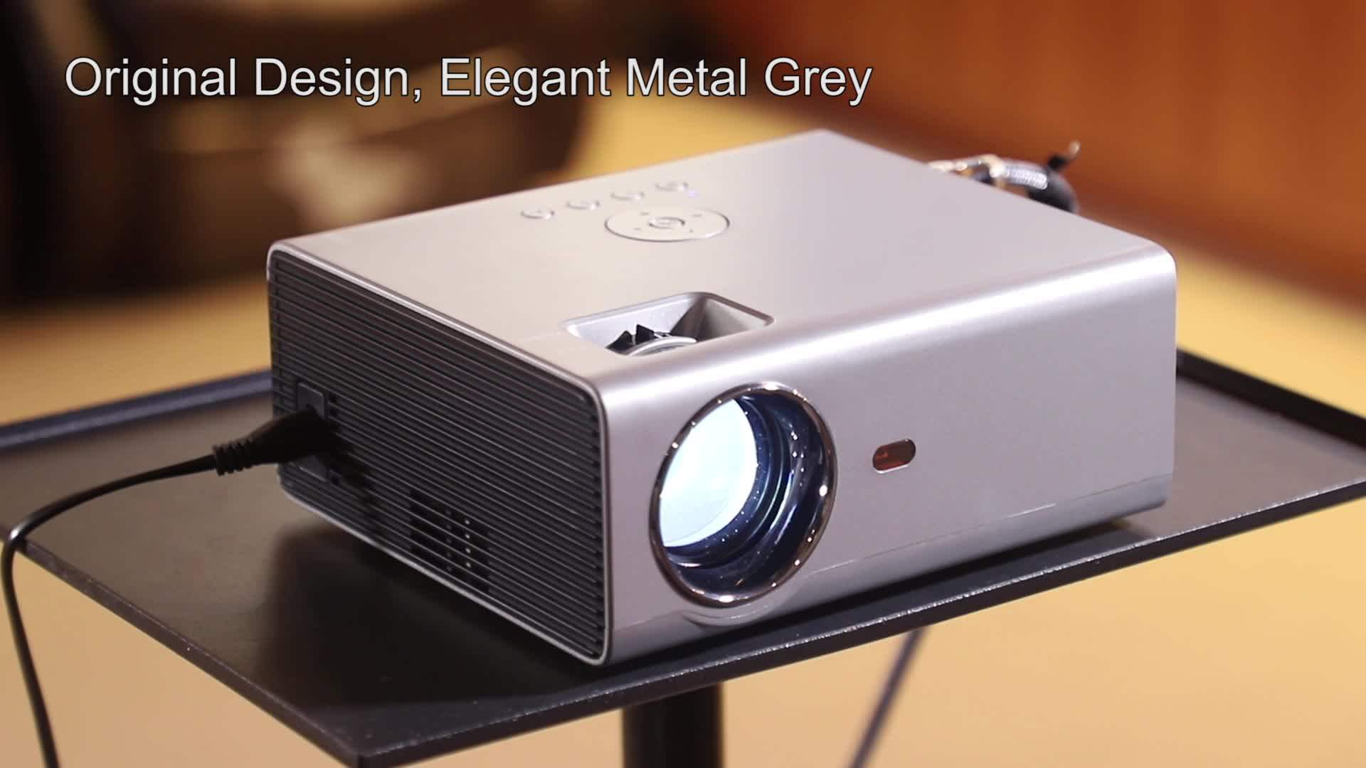 Smart System Mini Portable Full Hd Projector 1080p With Wifi - Buy ...