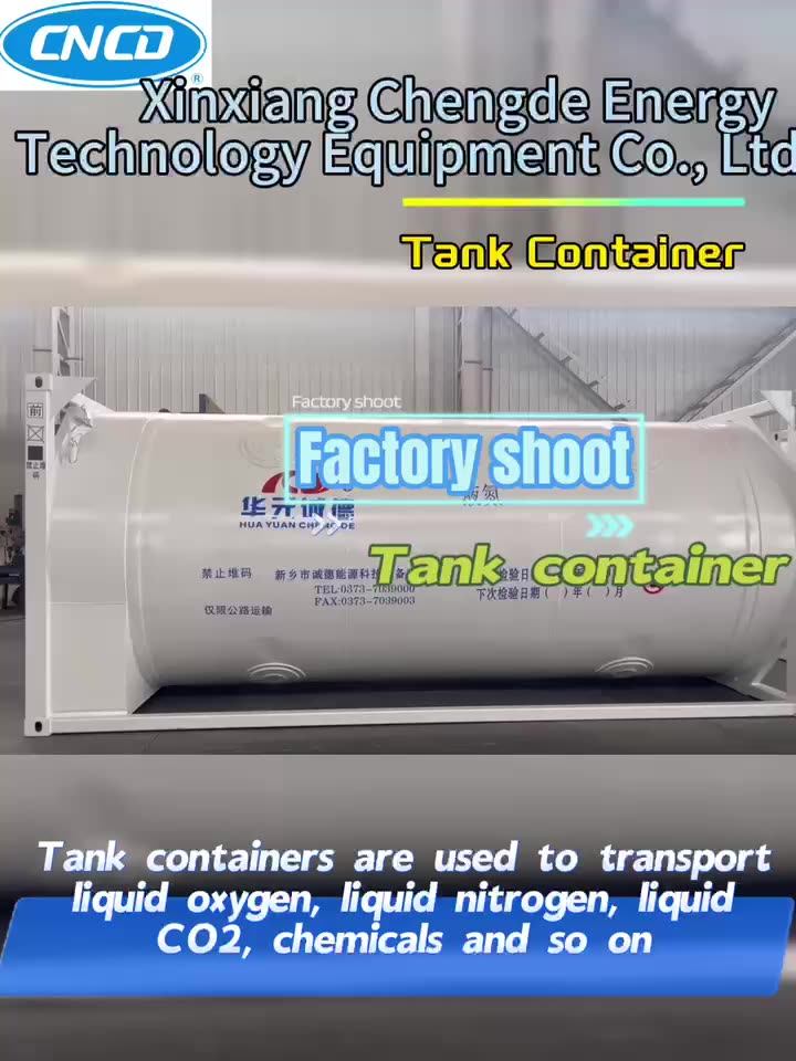 20ft Iso Container Asme Cryogenic Lox/lin/lar/lng Storage Tank Iso Tank ...