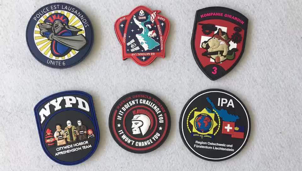 Custom 3d Logo Embossed Rubber Label Plastic Silicone Soft Pvc Patch ...