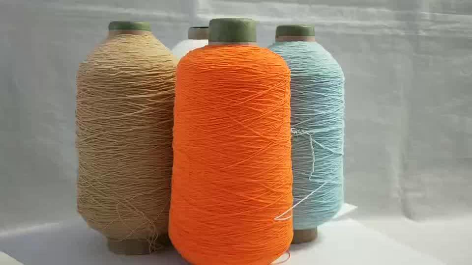 1007070 High Elastic Nylon Rubber Latex Thread Covered Yarn For Socks ...