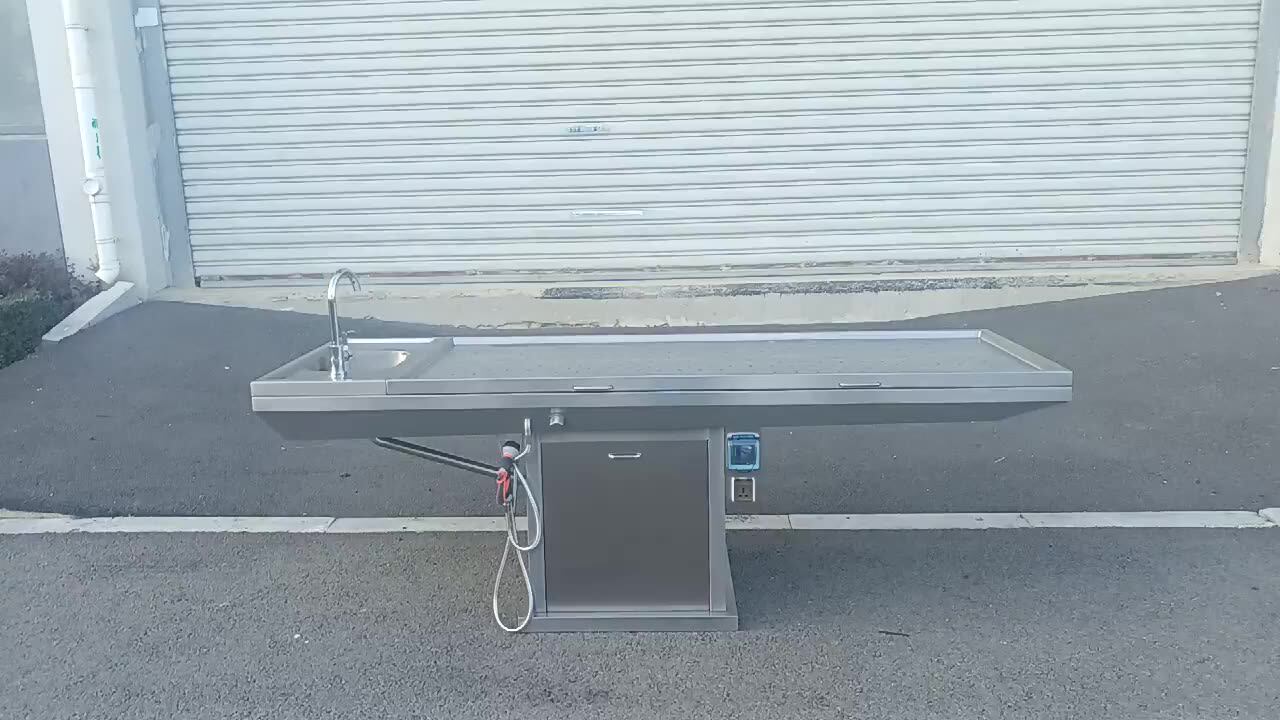 Funeral Stainless Steel Autopsy Table Dissection Table - Buy Funeral ...