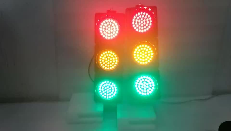 Customized 100mm Pc Housing Red Yellow Green Remote Control Led Traffic ...