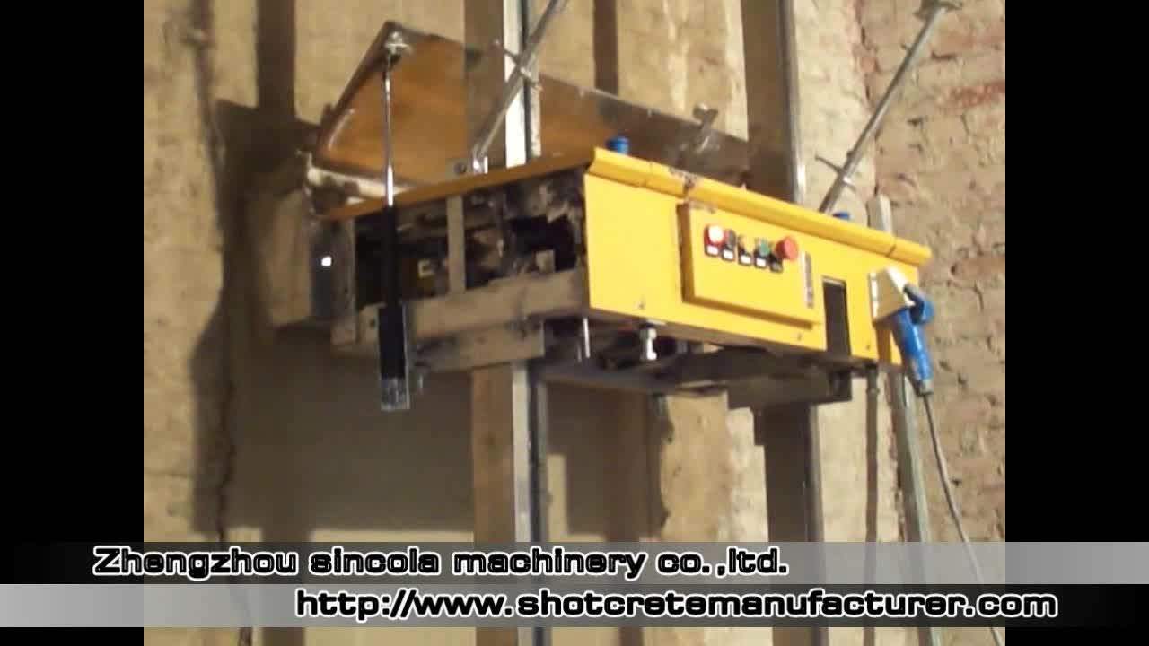 Sincola Automatic Robot Exterior Wall Sand Cement Spray Plaster Machine ...