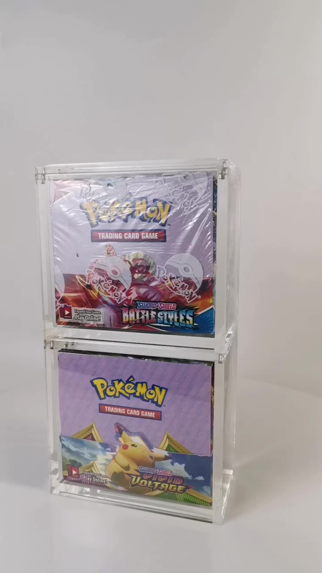 Yageli Hot Sale Stackable Pokemon Booster Box Case Ultrapro Pokemon ...
