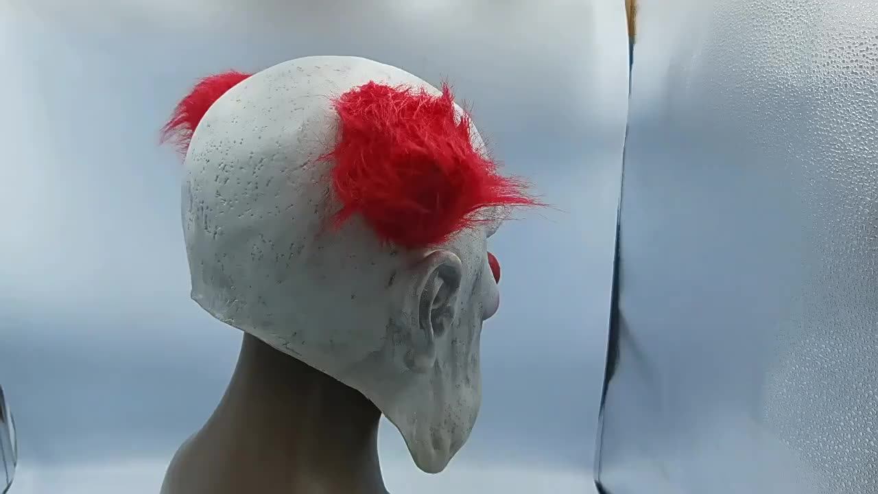 Baige 2024 Nicro Scary Cross Border Explosive Scary Disgusting Red Nose ...