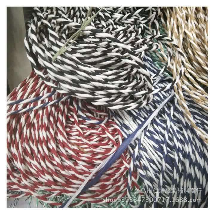 DIY工艺牛皮纸绳单股双股彩色拉菲草纸绳 原色工艺吊牌纸绳现货-阿里巴巴