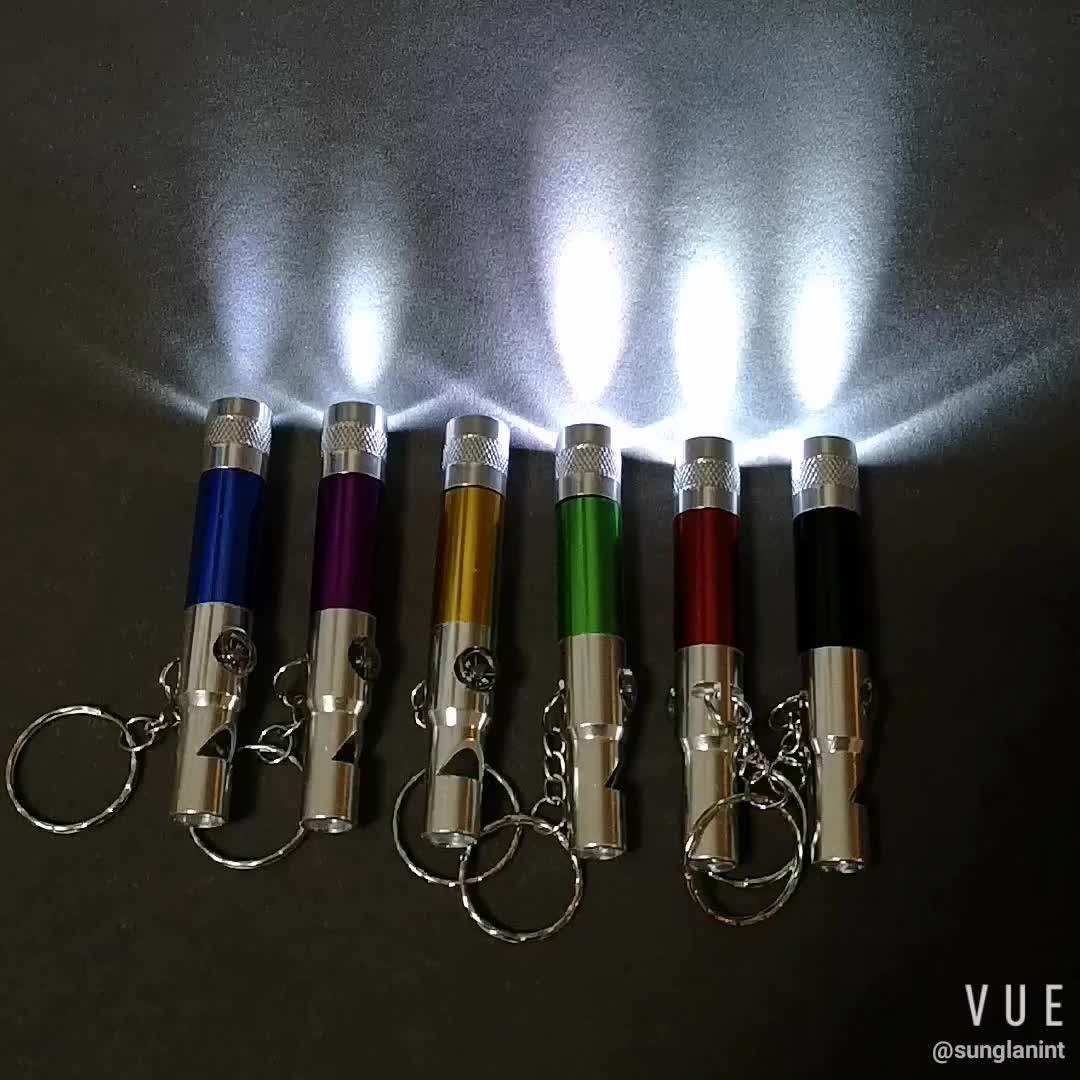 Survival Led Keychain With Whistle And Compass - Buy Multifunctional 3 ...