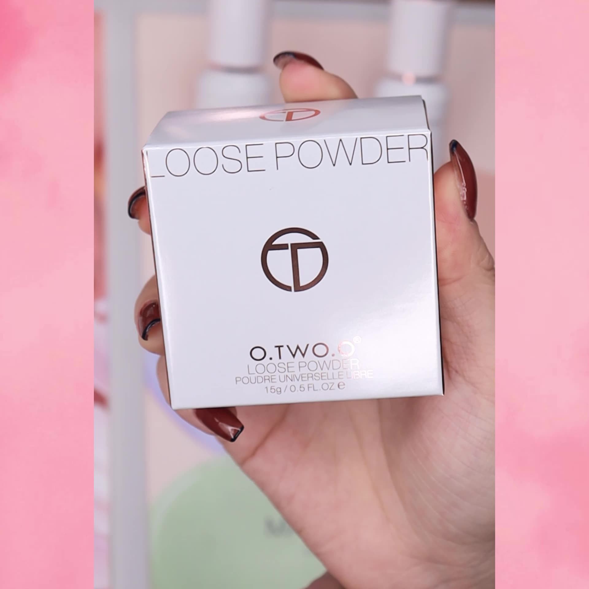 O.two.o Face Powder Makeup 2 Colors Whitening Loose Powder - Buy Loose ...