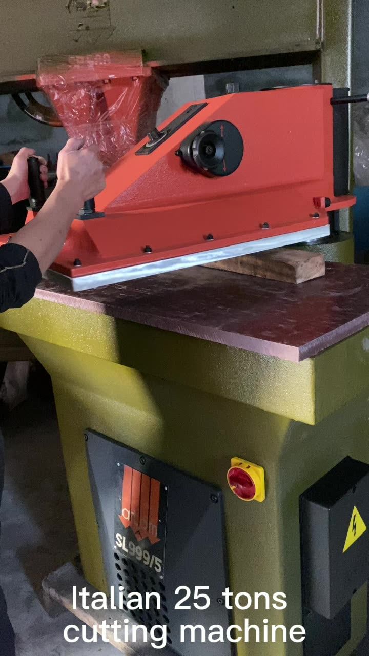 25tons Atom Hydraulic Leather Gloves Cutting Press Machine Price - Buy ...