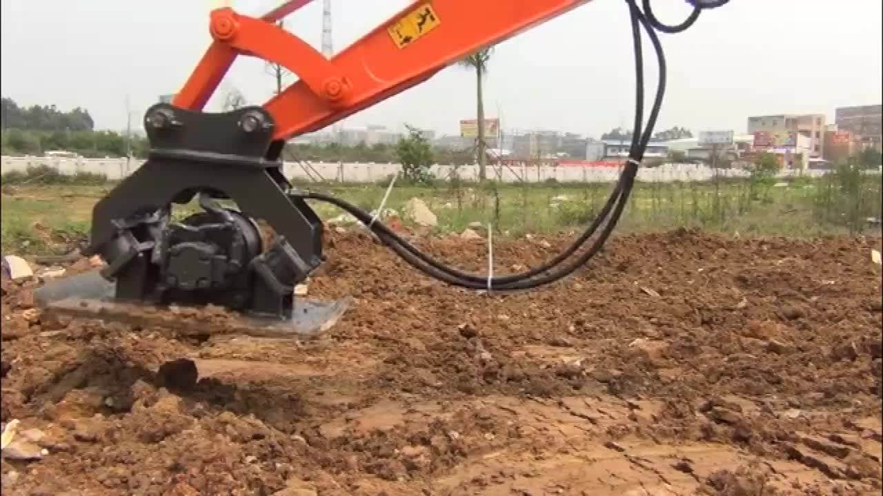 Excavator Hydraulic Compactor Plate Attachment For Excavator - Buy ...