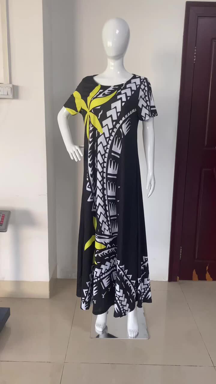 Drop Shipping Polynesian Samoan Tribal Pattern Design Crewneck Loose ...