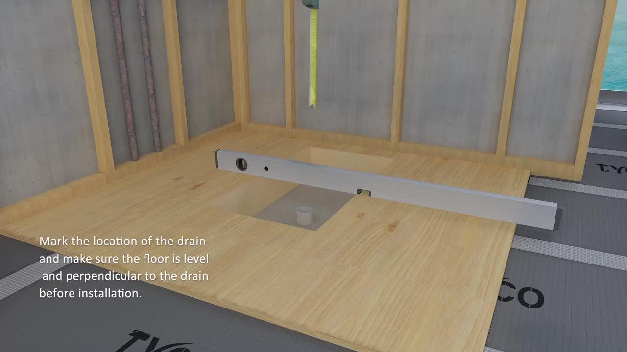 Wetroom Xps Fiberglass Linear Shower Tray/shower Base - Buy Granite ...