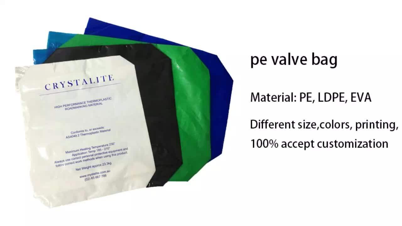 Durable Cheap Price 20kgs,30kgs,40kgs,50kgs Pe Valve Bag Sack - Buy Pe ...