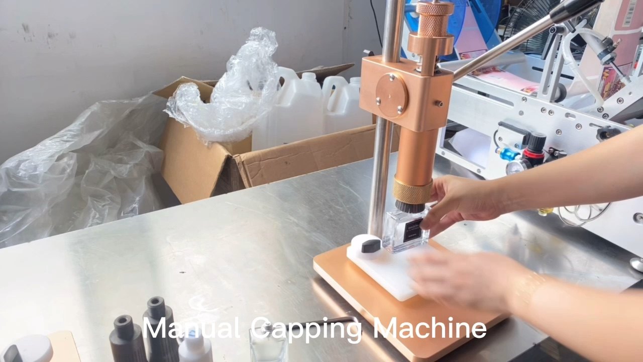 Bsk-sz01 Perfume Bottle Manual Crimping Capping Machine The Collar Ring ...