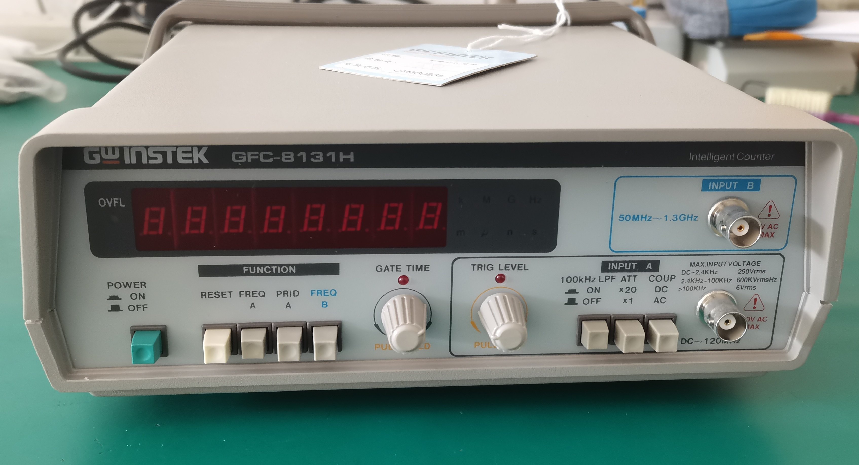 全新闲置固纬GWInstek GFC-8131H计频器：精准测量，配件齐全，让你轻松搞定电子测试！-频率测试仪-淘宝好物网