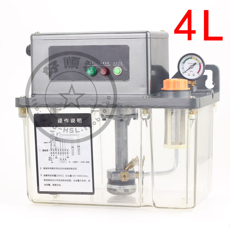 [USD 107.05] 4L Lift 2232-400T (X) Electric Lubrication Pump Machine Tool Lubrication Pump Oil ...