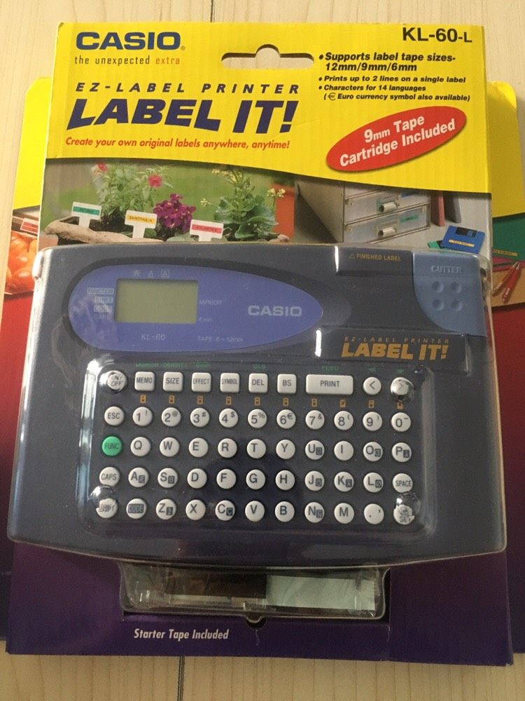 Buy Cash Casio CASIO portable Label Maker KL-60 KL-60 English label in ...