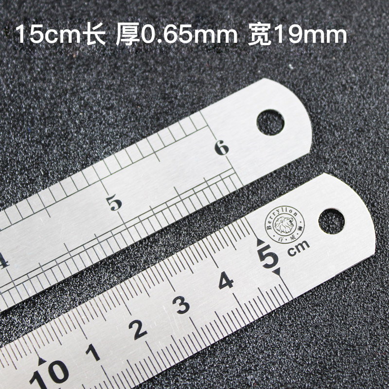 [USD 5.25] Thickened stainless steel ruler 15 30 50 60 cm1 2m steel ...