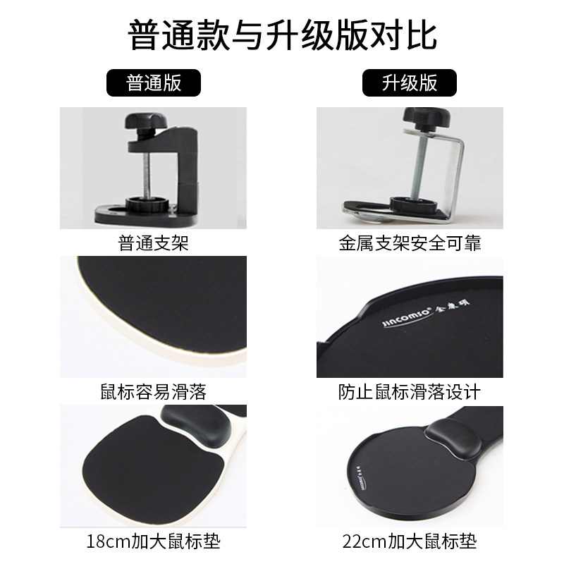 Creative computer mouse bracket Arm bracket Table and chair dual-use ...