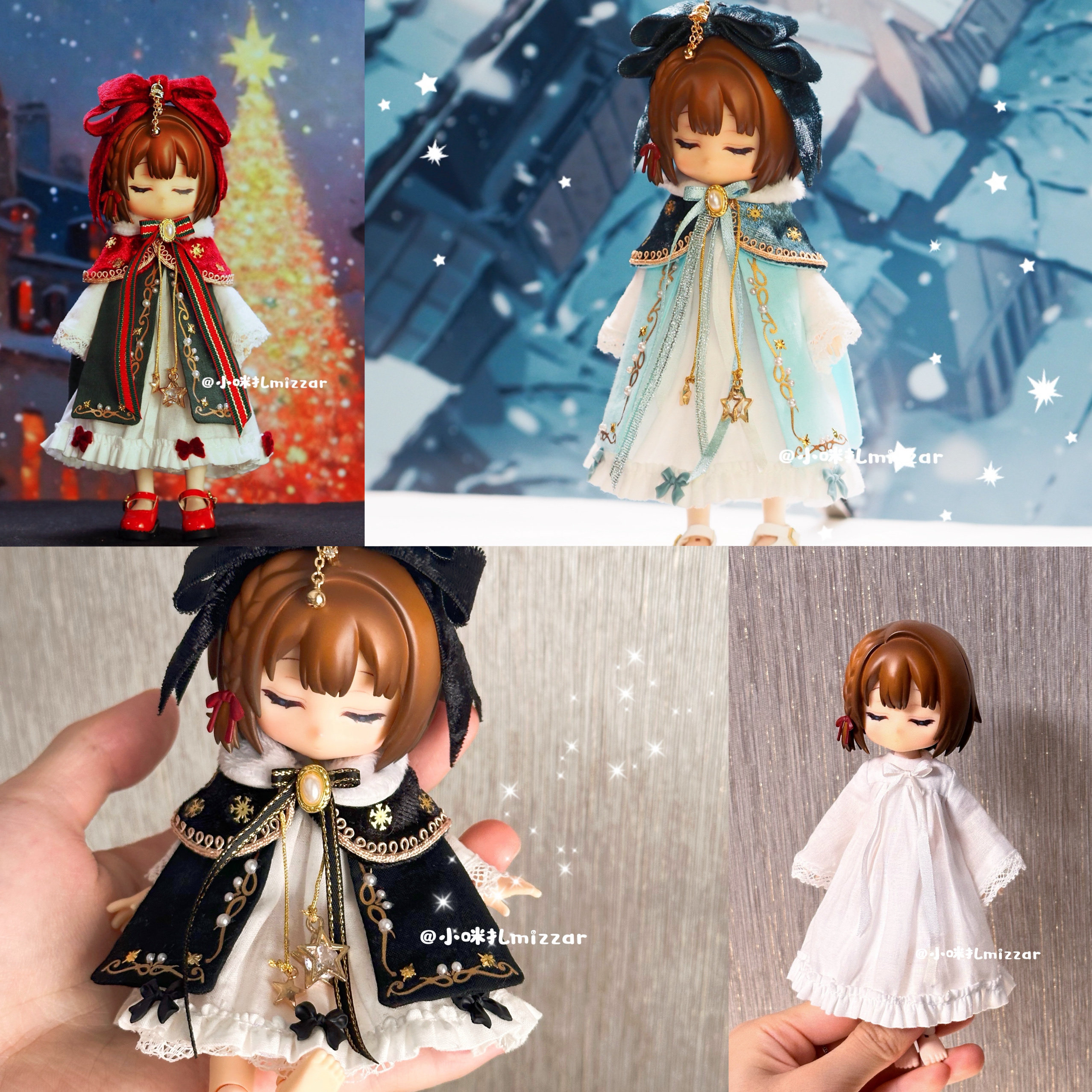 🎄 Christmas baby clothes cloak diy material package: hand-knitted with ...