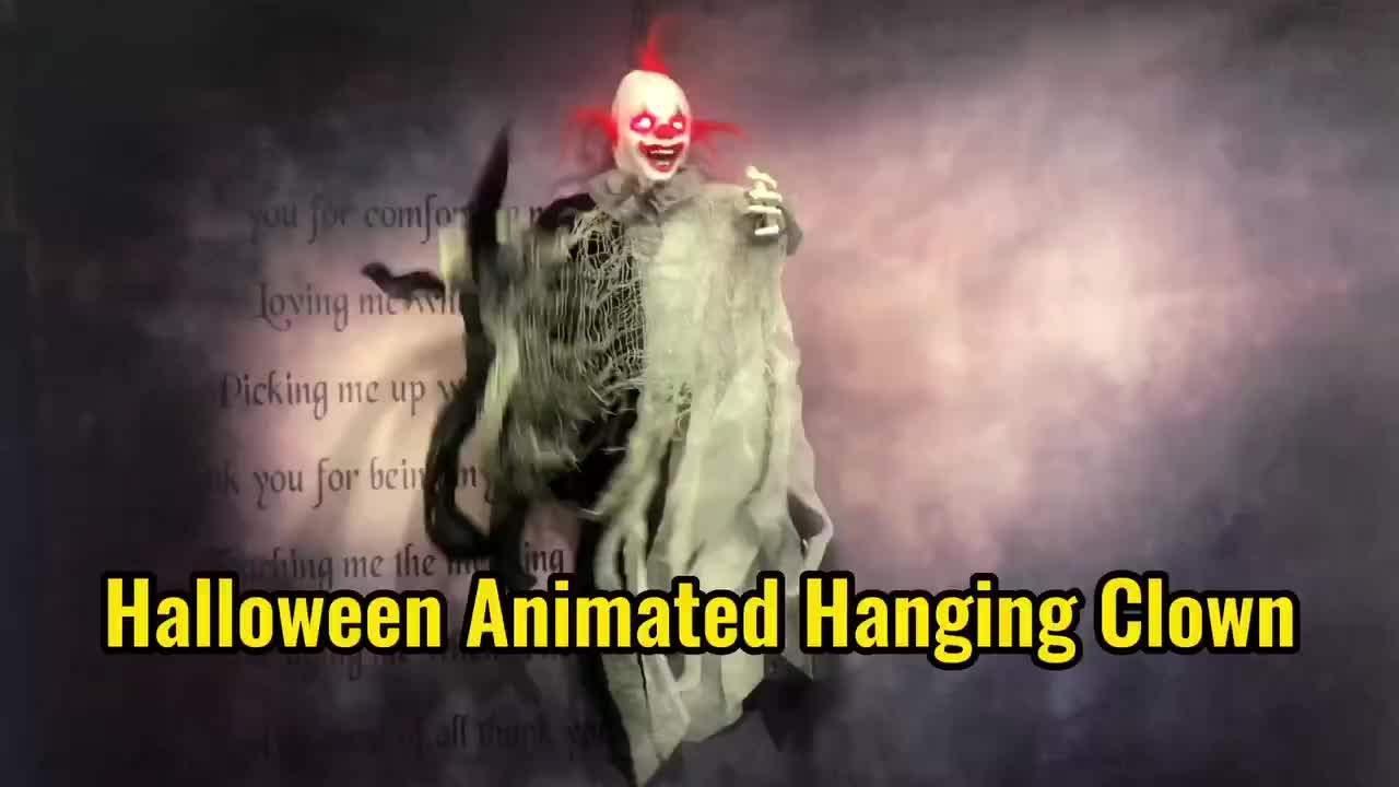 Halloween Animatronics Scary Haunted House Party Creepy Sound Creepy ...