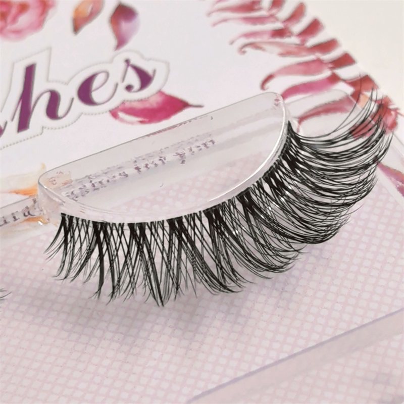 3d假睫毛欧美风混血舞台浓密卷翘长款透明梗宽梗仿真内短外长C26怎么用才不显假？保姆级新手教程来了！_假睫毛_淘宝美妆网