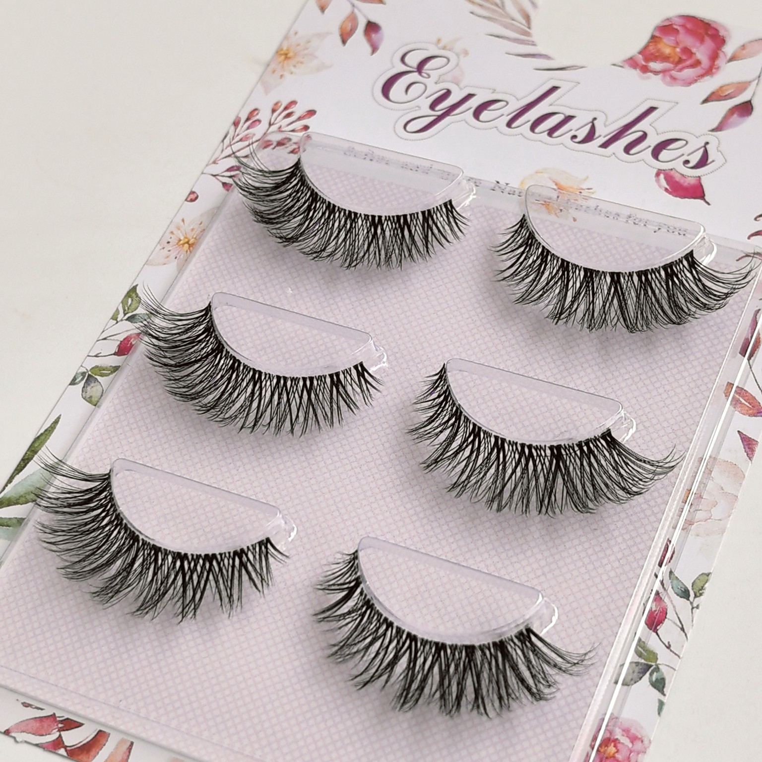 3d假睫毛欧美风混血舞台浓密卷翘长款透明梗宽梗仿真内短外长C26怎么用才不显假？保姆级新手教程来了！_假睫毛_淘宝美妆网