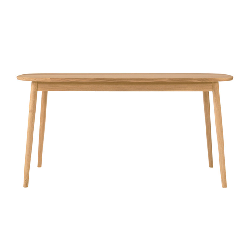 [USD 622.68] Muji Muji Nordic White Oak Cherry Oval Solid Wood Dining ...
