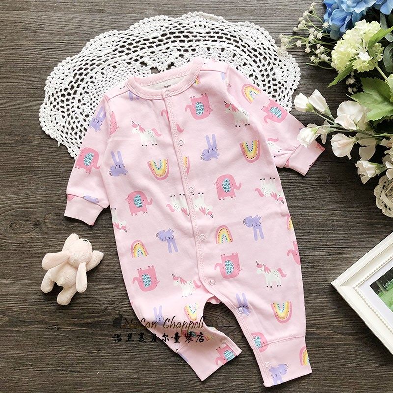 Foreign trade original order newborn baby cotton one-piece Harbin ...