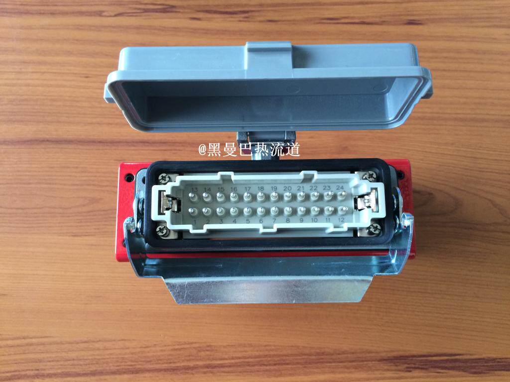 Heavy-duty connector Mold junction box HARTING YUDO Willow 16 core 24 ...