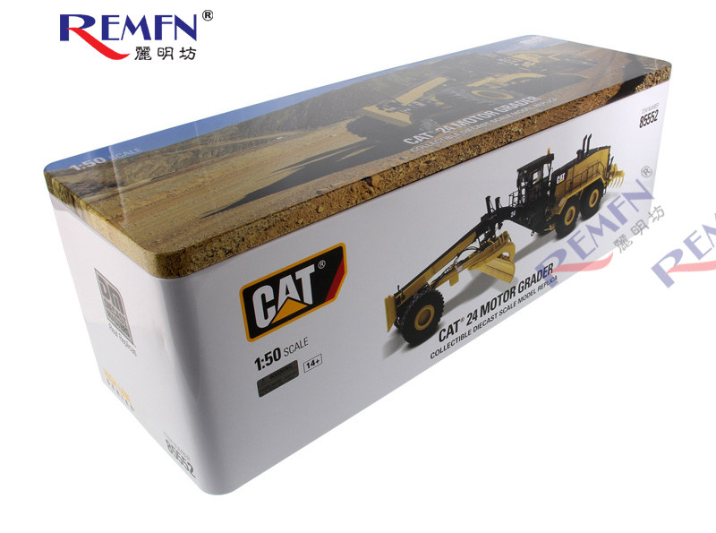 DM CAT 24 MOTOR GRADER 卡特平地机合金工程车模型 1:50 85552-阿里巴巴