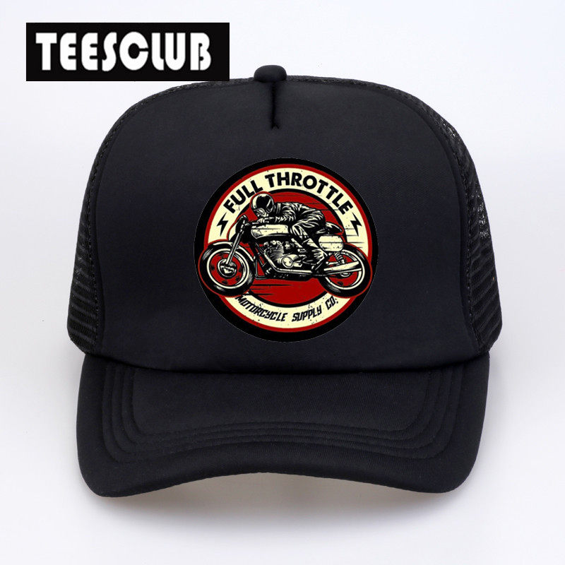 Full Throttle Rockabilly Biker Baseball cap个性摩托车棒球帽-阿里巴巴