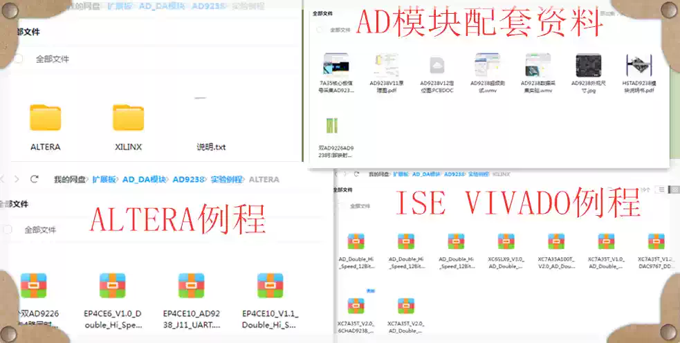 AD9238 AD9226 高速AD 12bit 双通道高速AD模块 FPGA控制 开发板
