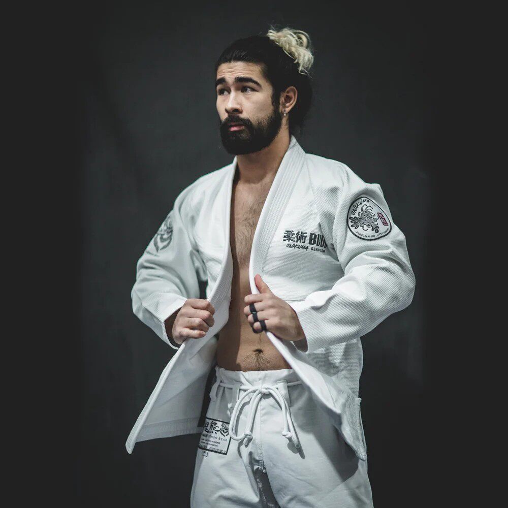 Budo Zombie Shaka Gi 限量版白色巴西柔术道服套装：柔术界的潮流新宠🌟-柔道服-淘宝百科网