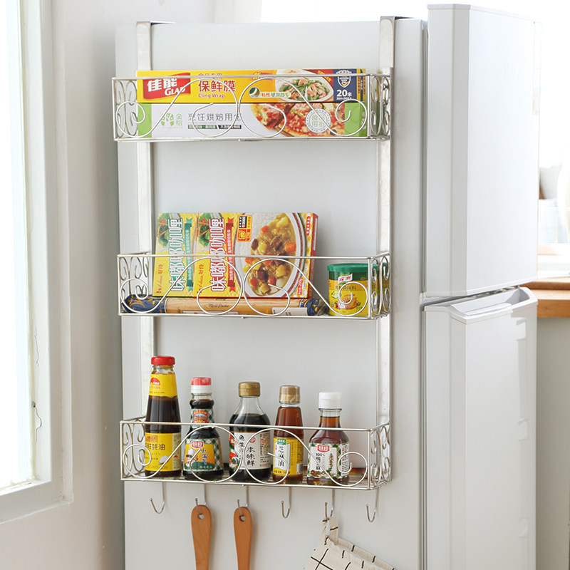 [USD 53.43] (clearance ) refrigerator rack side wall-mounted ...