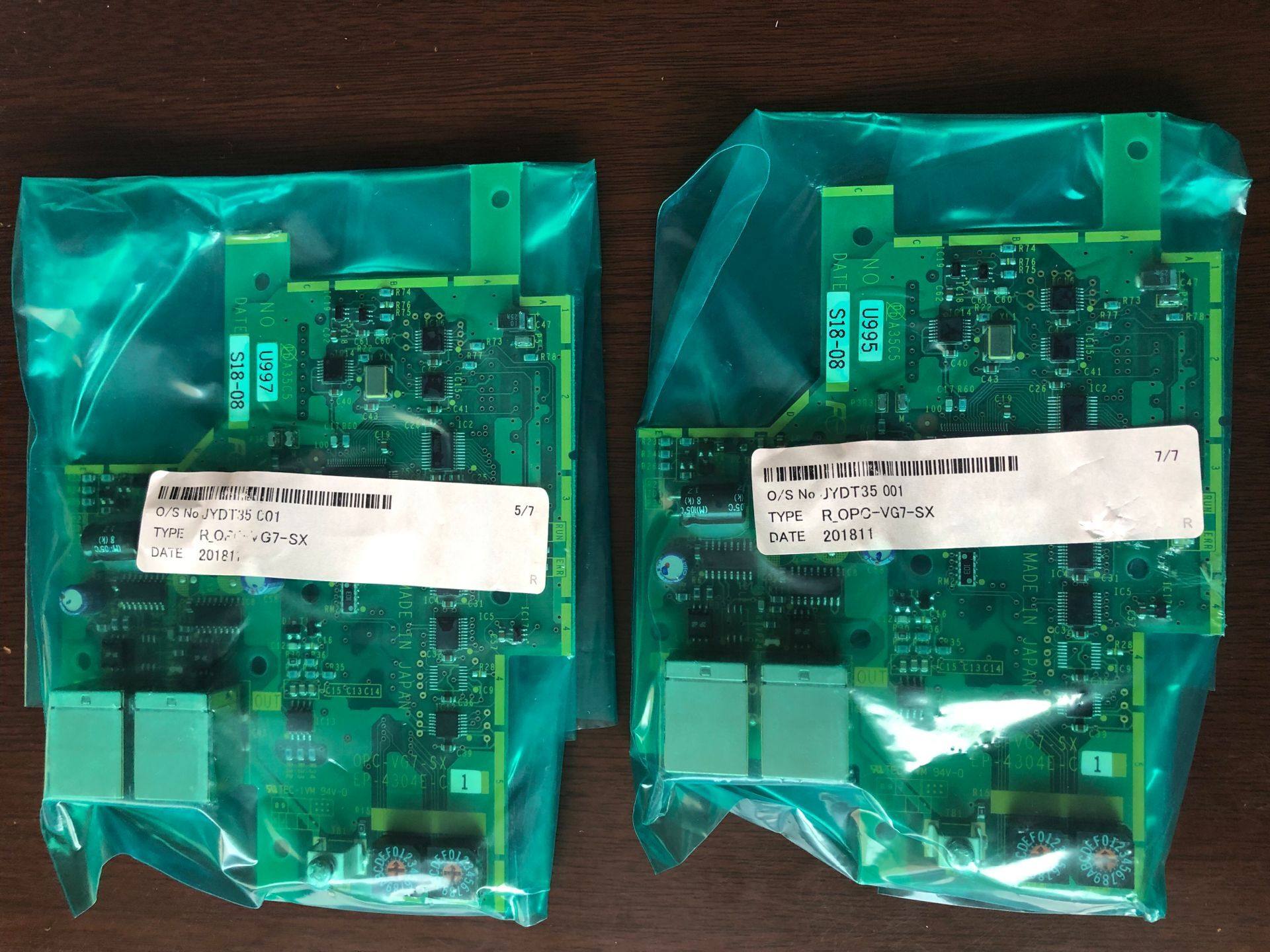 OPC-VG7-SX /EP-4304E-C1富士VG7用SX总线接口卡全新原装实物拍摄