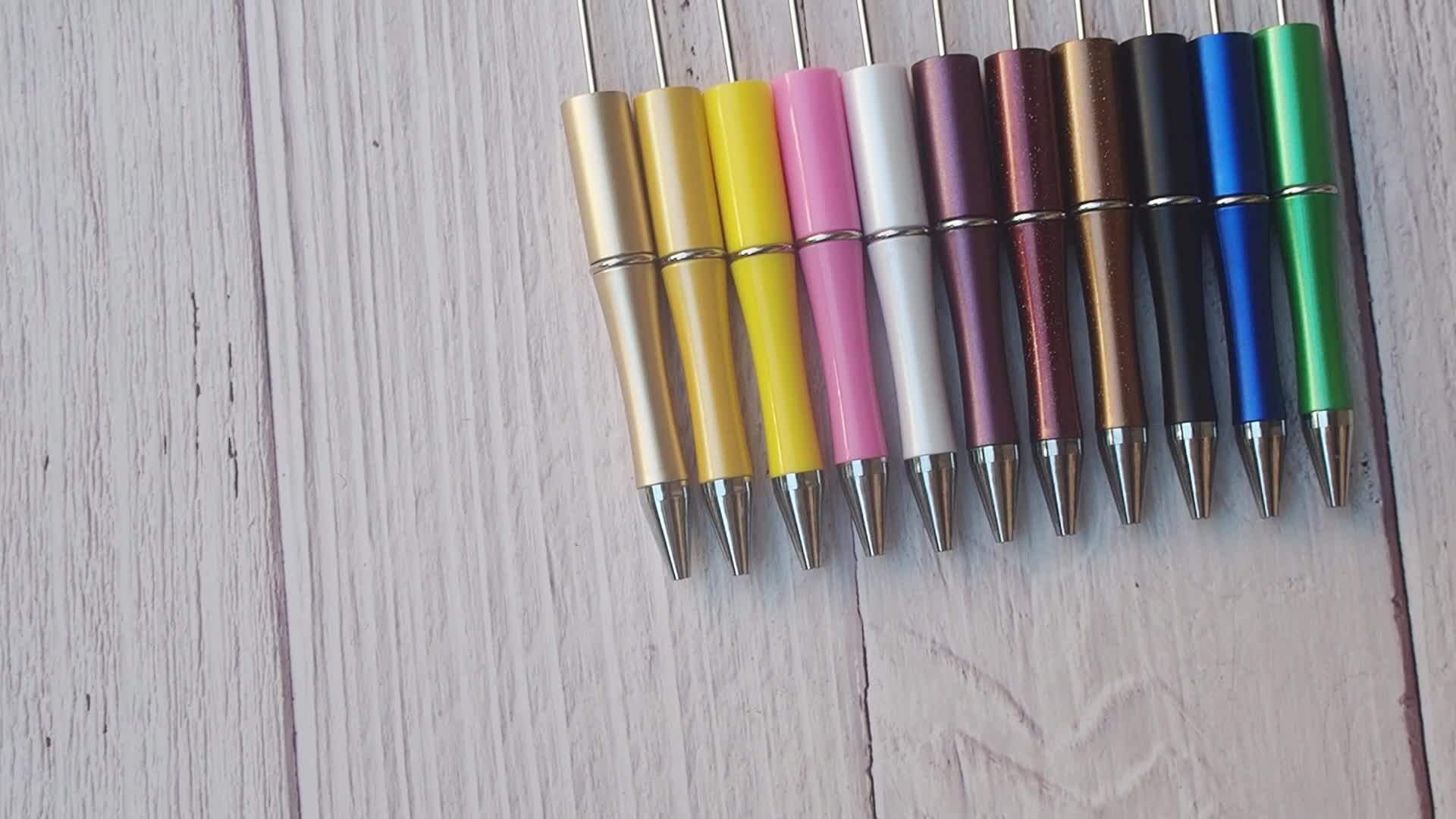 Chenkai Diy Bead Pen Plastic Beadable School Office Writing Supplies Stationery Wedding Gift ...