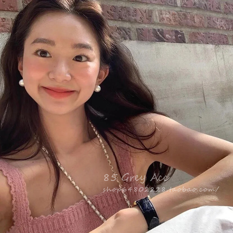 S999纯银珍珠耳钉｜轻奢小众设计感，气质穿搭的秘密武器 -耳线-淘宝百科网