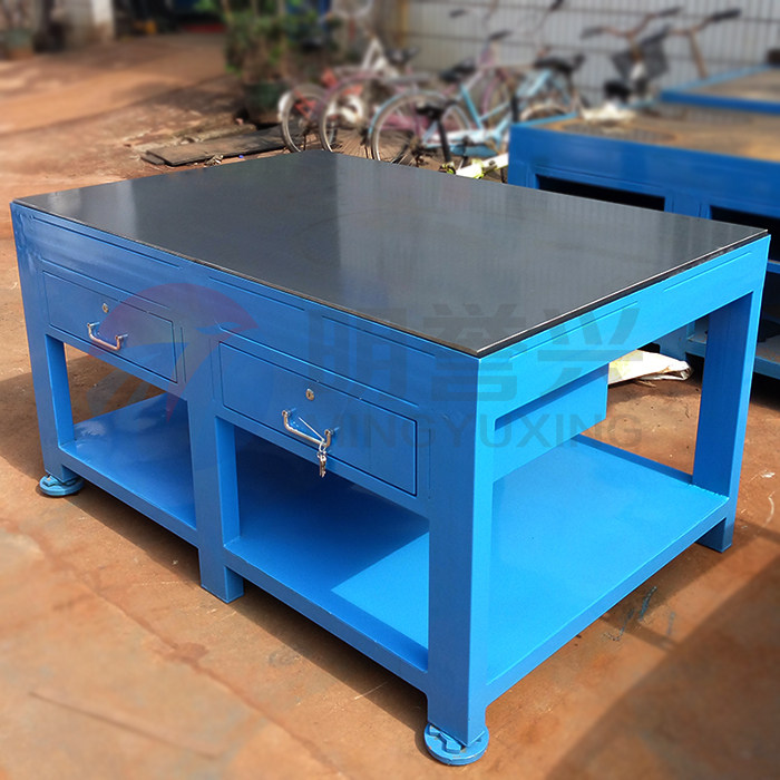 Custom heavy duty mold maintenance table Steel plate workbench Fitter ...