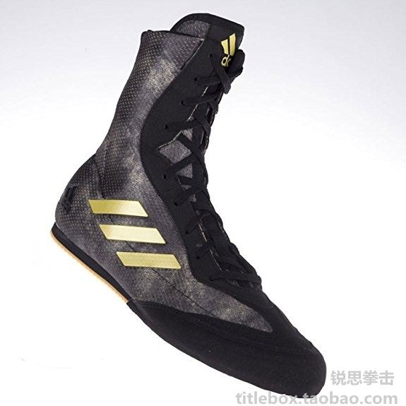 🔥【美国发货】adidas CG66拳击鞋：你的超级战靴，灰黑配色燃爆全场！🥊-拳击鞋-淘宝好物网